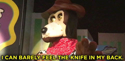 I Can Barely Feel The Knife In My Back GIFs - Get the best GIF on GIPHY