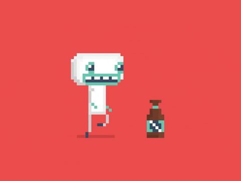 New trending GIF tagged pixel pixel art beer… | Trending Gifs