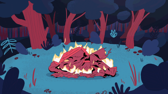 Josh Parker Fire GIF by Yule Log 2.015 - Find & Share on GIPHY