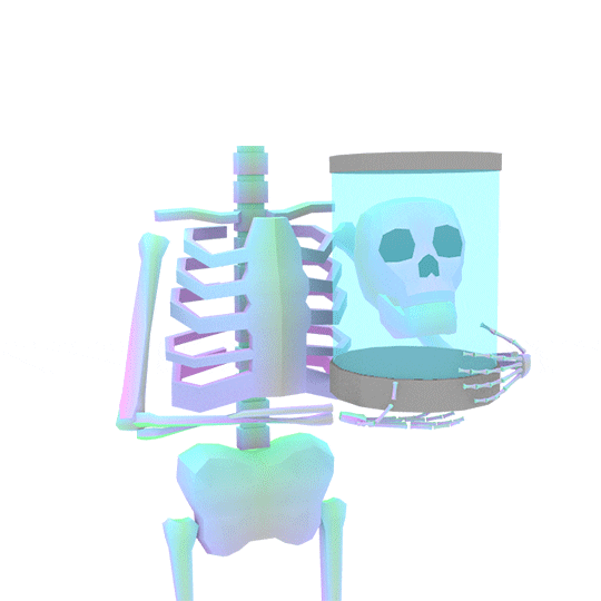 Skull Skeleton GIF by jjjjjohn - Find & Share on GIPHY