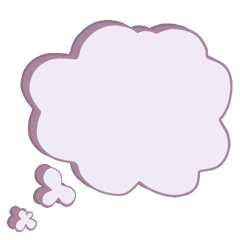 Thinking Bubble Sticker by Being Agency for iOS & Android | GIPHY