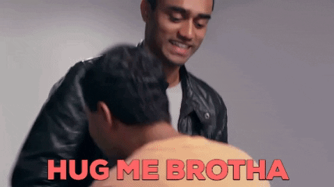Bro Hug GIF by SoulPancake - Find & Share on GIPHY