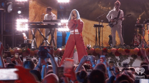 Crowd Singing GIF by iHeartRadio - Find & Share on GIPHY