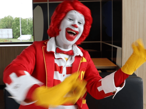 Ronald Mcdonald Fun GIF by McDonald's CZ/SK - Find & Share on GIPHY