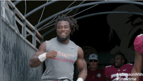 Florida State Football GIF by SHOWTIME Sports - Find & Share on GIPHY