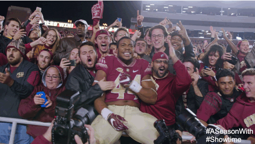 Florida State Football GIF by SHOWTIME Sports - Find & Share on GIPHY