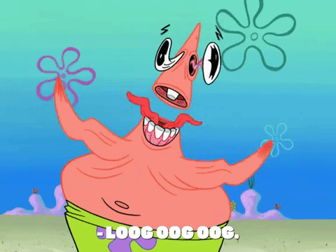Patrick Face Gif