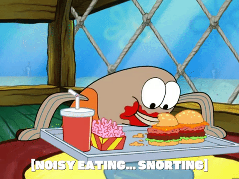 Spongebob Eating Gif