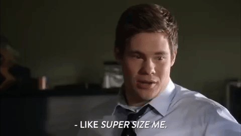 Super Size Me GIFs - Get the best GIF on GIPHY
