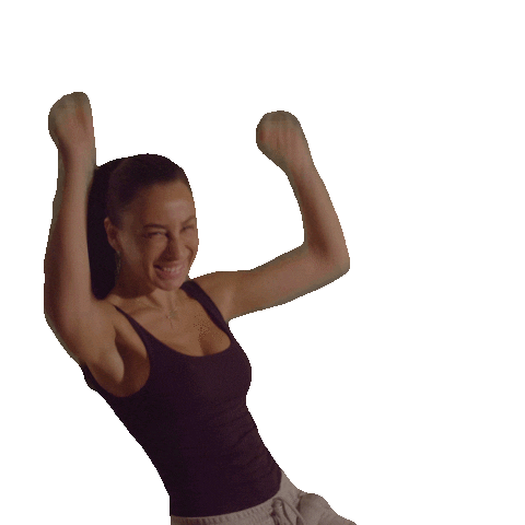 Happy Cheering Sticker by Medina for iOS & Android | GIPHY