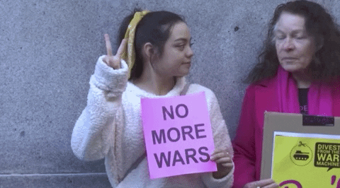 No War With Iran Protests GIFs - Get the best GIF on GIPHY