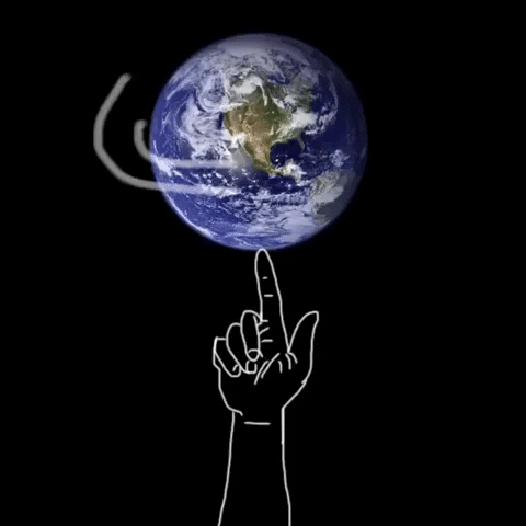 Small World Spinning GIF by Barbara Pozzi - Find & Share on GIPHY