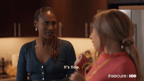 Im Okay Issa Rae GIF by Insecure on HBO - Find & Share on GIPHY