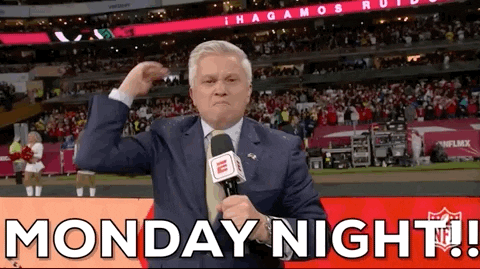 Monday Night Football GIF by NFL - Find & Share on GIPHY