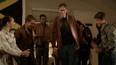 Stephen Merchant Hello Ladies Gif