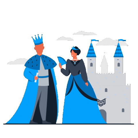 Queen King Sticker by Mr Urbina for iOS & Android | GIPHY