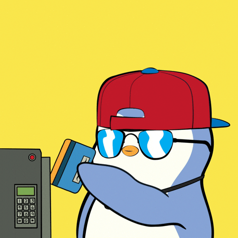 Credit Card Money GIF by Pudgy Penguins - Find & Share on GIPHY