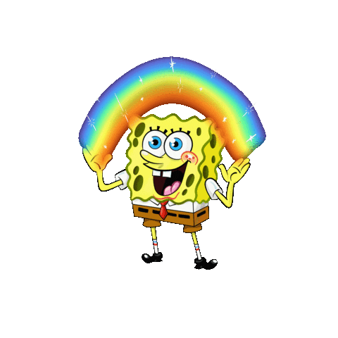 Spongebob Rainbow Gif