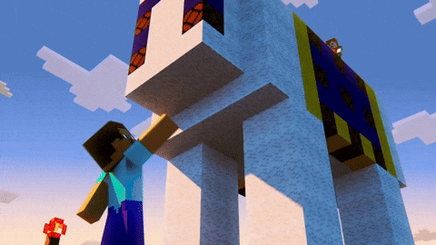 Minecraft-building GIFs - Get the best GIF on GIPHY