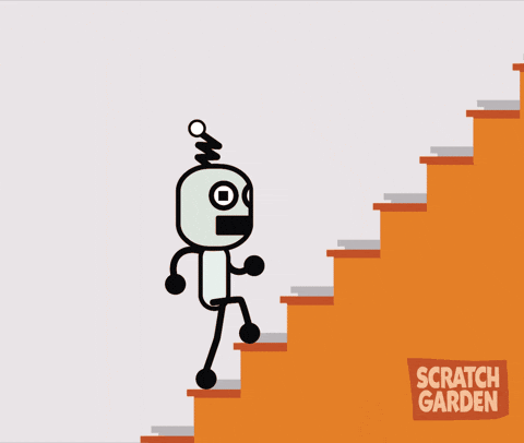 Climbing Stairs GIFs - Get the best GIF on GIPHY