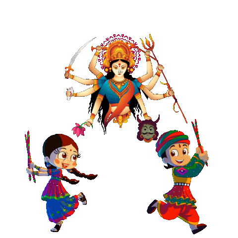 Navratri & Dussehra - Stickers GIFs on GIPHY - Be Animated