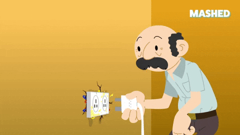 Electric Shock Flirt GIF by Mashed - Find & Share on GIPHY